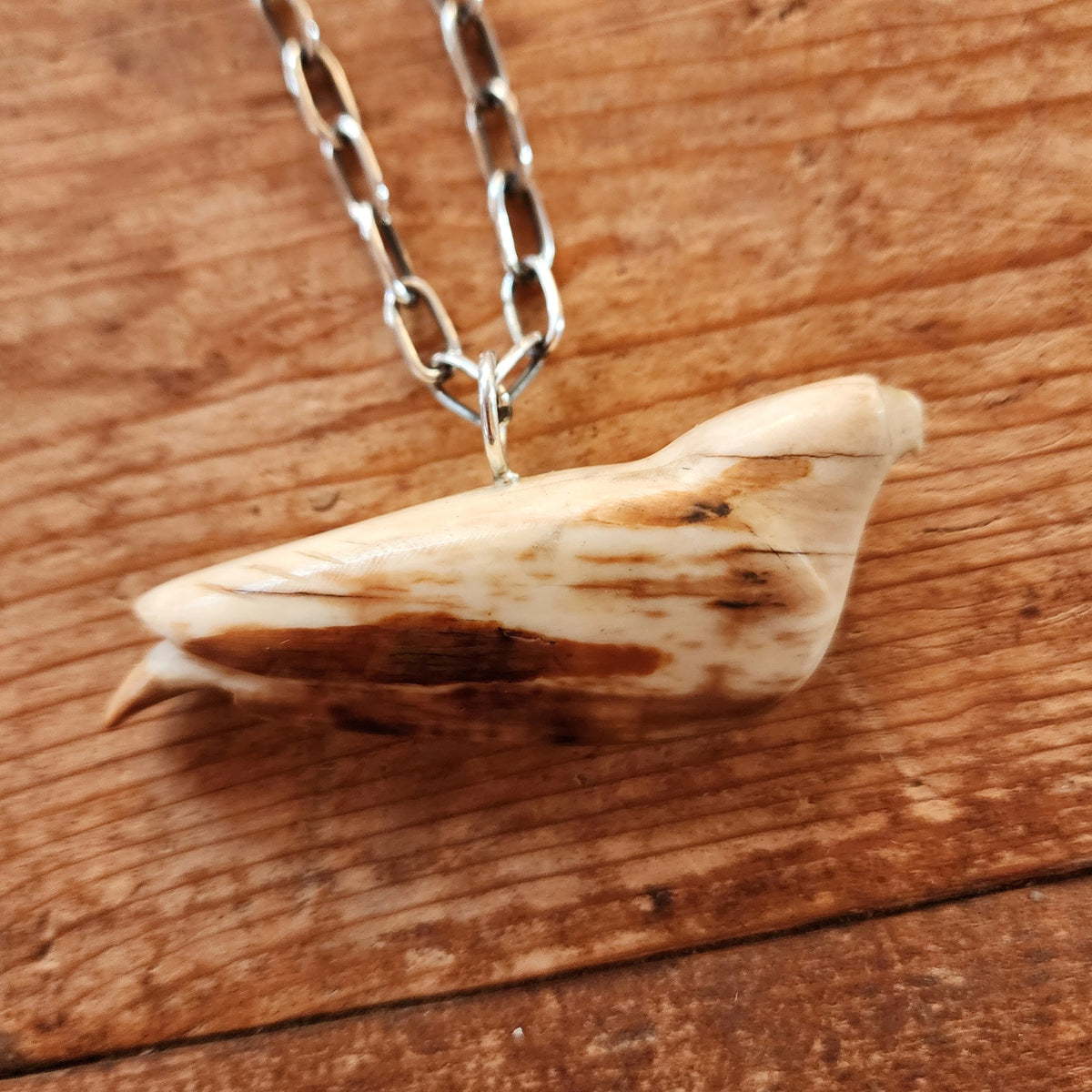 Fossilized Walrus Ivory Eagle – Gathering Tribes